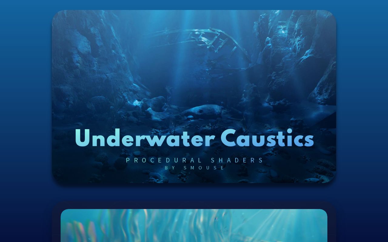 Underwater Caustics Site